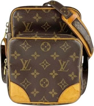 Louis Vuitton unisex, Pre-owned, Brun, Taille: ONE Size Sac bandouli&egrave;re en toile Monogram Pre-owned