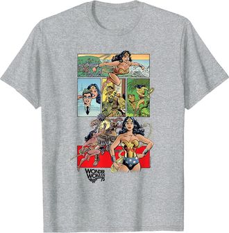 DC Comics Wonder Woman 75 Comic Page T Shirt T-Shirt