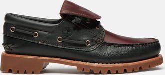 Timberland Authentic 3-&Ouml;sen-Bootsschuh f&uuml;r Herren in Dunkelgr&uuml;n/Dunkelbraun, Herren, Braun, Gr&ouml;&szlig;e