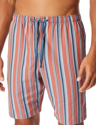 Schiesser Herren Kurze Schlafhose-Mix + Relax Pyjamaunterteil, hellrot_182191, 54