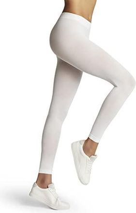 Falke Pure Matt 50 DEN W Le semi-opaques unis 1 paire, Leggings Femme, Blanc White 2209, S-M