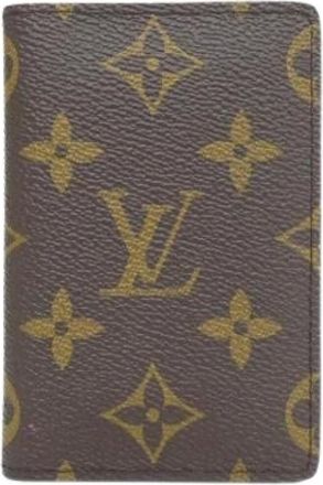 Louis Vuitton unisex, Pre-owned, Brun, Taille: ONE Size Porte-cartes de visite Pre-owned