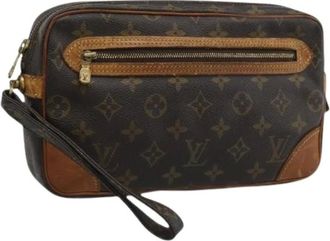 Louis Vuitton Sac pochette Monogram Pre-owned - Femme - Pre-owned - Brun - Taille: ONE Size