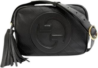 Gucci Sac bandouli&egrave;re Blondie Pre-owned - Femme - Pre-owned - Noir - Taille: ONE Size