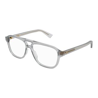 Bottega Veneta Aviator Eyeglasses - - Accessories - Herren - Grau - 56 MM