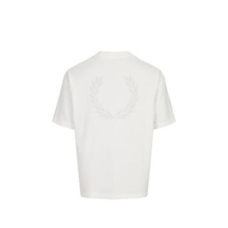 Fred Perry T-shirt oversize &agrave; imprim&eacute; dos en coton