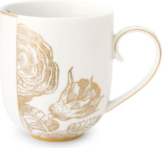 Pip Studio Royal White Becher mit Henkel Gross 0,325 l