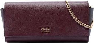 Prada Sac bandouli&egrave;re vintage doccasion - Femme - Pre-owned - Rouge - Taille: ONE Size