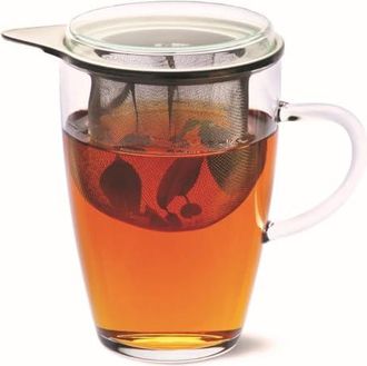 Simax Bohemia Cristal 022004023 Teeglas-Set Tea For One, glas, transparent, 11,0 x 8,5 x 13,5 cm