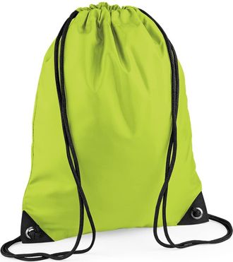 BagBase Unisex BG010LIME Premium Turnbeutel, Limette, Größe M