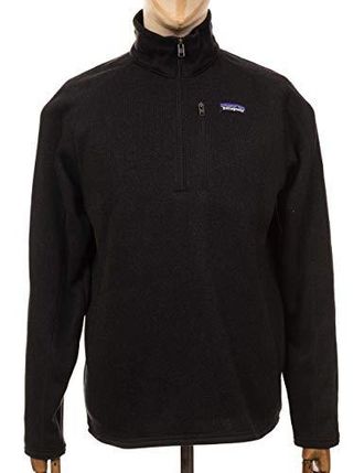 Patagonia Ms Better Sweater 1/4 Zip, Polaire performante Homme, Black, M