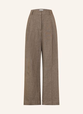 Iris Von Arnim Iris Von Arnim Marlenehose Santorini Aus Leinen beige