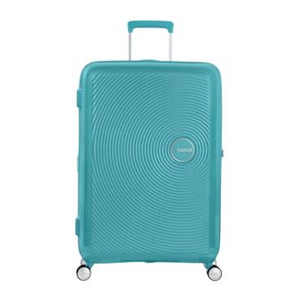 American Tourister unisex, Valises, Bleu, Taille: ONE Size Bleu Clair Chariot Extensible (4 Roues)