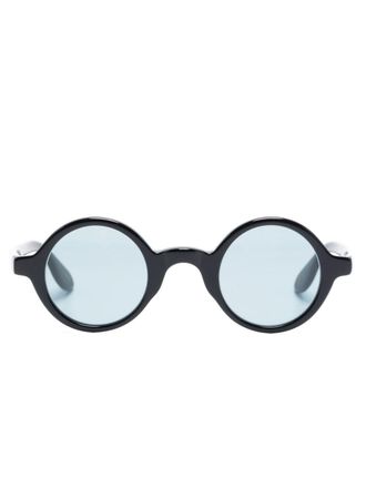 Moscot lunettes de soleil Zolman &agrave; monture ronde - Noir