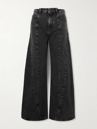 Maison Margiela Jean Large Taille Haute - Noir