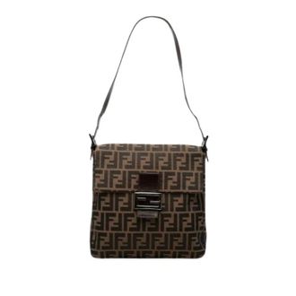 Fendi Pre-owned Vintage Canvas Shoulder Bag - - Pre-owned - Damen - Braun - ONE SIZE