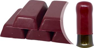 Generico Amaranto Schellack-Packung mit 450 g oder weichem Siegelwachs zum Versiegeln von Weinflaschen, Bierflaschen, Grappa, Likören (Amaranto)