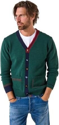 Joe Browns Customised Statement Knit Cardigan, Vert, M Homme