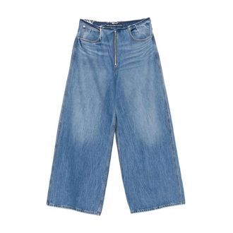 Alexander Wang Femme, Jeans, Bleu, Taille: W28 Surge Wide Leg Jean