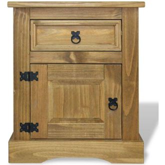Les Tendances Chevet pin massif naturel Mexica