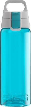 Sigg Total Color Aqua, Sport Trinkflasche, 0.6 L, Tritan, BPA frei, Aqua