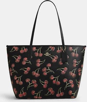 Coach City Tote Mit Kirschprint