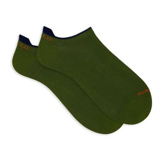 Gallo Gallo, Homme, Sous-vêtements, Vert, Taille: M Chaussettes de tennis en coton vert uni pour hommes