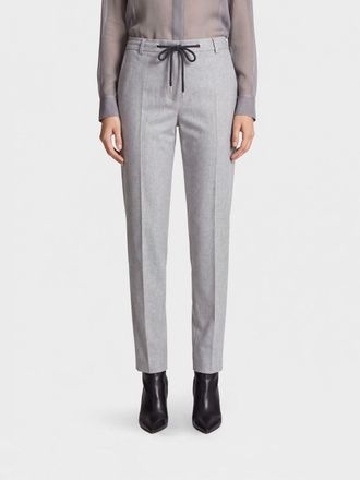 Eleventy Pantalon slim en laine et cachemire avec cordon de serrage &agrave; la taille