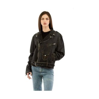 Moschino Damen, Jacken, Schwarzk, SGr&ouml;&szlig;e