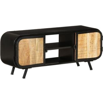 vidaXL TV-Schrank 110x30x45 cm Raues Mangoholz - Vidaxl