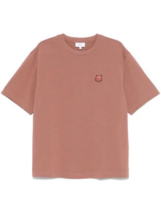 Maison Kitsuné t-shirt Bold Fox Head - Marron