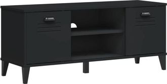 vidaXL Schuhbank viken Schwarz 106x35x45 cm Holzwerkstoff Vidaxl