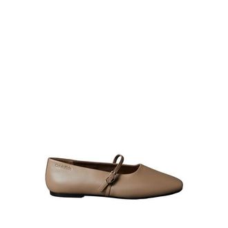 Calvin Klein Ballerine en cuir lisse