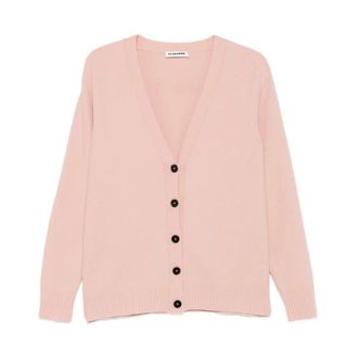 Jil Sander Cardigan - - Knitwear - Damen - Rosa - XL