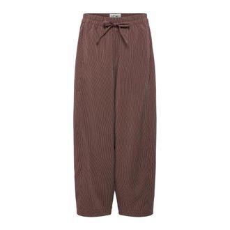 Ichi Wide Hosen - - Trousers - Damen - Braun - M