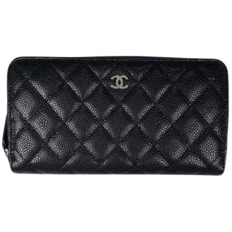 Chanel Pre-owned Vintage Long Wallet (bi-fold) - - Pre-owned - Damen - Schwarzk - ONE SIZE