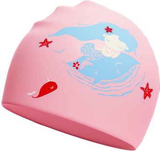 Generic Badeh&uuml;te f&uuml;r Kinder, Cartoon-Badeh&uuml;te, leichte Badekappe f&uuml;r Pool, wasserdicht, lustige Badekappe f&uuml;r Kinder,, M&auml;dchen