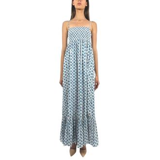 Saint Barth Abito Lungo Ampio - - Dresses - Damen - Blau - L