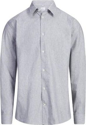 Au Printemps Paris Chemise ray&eacute;e Hasual-D en coton et lin m&eacute;lang&eacute;s