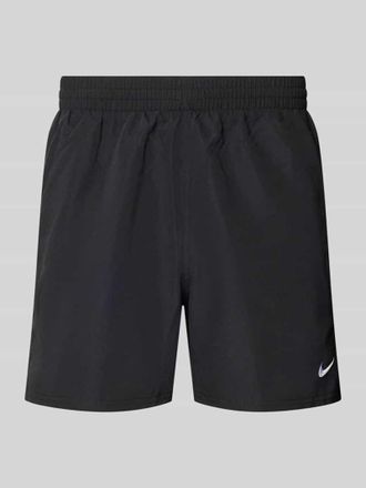 Nike Badeshorts mit Logo-Stitching und Eingrifftaschen