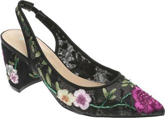 Betsey Johnson Escarpins Lira pour femme, Noir Multi Floral, 39 EU
