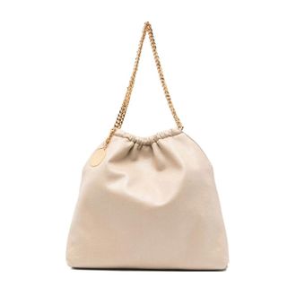 Stella McCartney Falabella Drawstring Schultertasche - - Bags - Damen - Beige - ONE SIZE