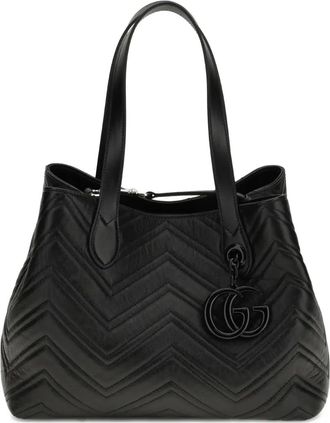 Gucci Mittelgro&szlig;e GG Marmont Handtasche - Schwarz