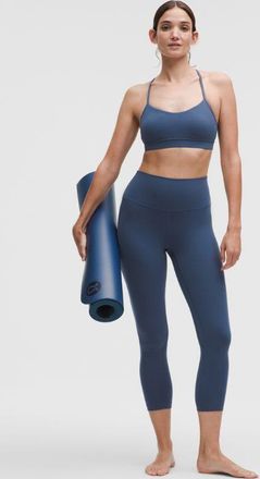 lululemon Pantacourt Align taille haute pour Femmes - 58 cm - Bleu - Taille 10