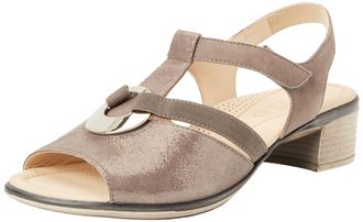 Ara Damen Lugano Sandale mit Absatz, Street, 37.5 EU Weit