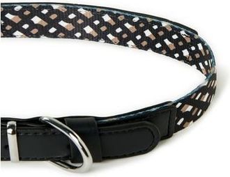 HUGO BOSS Collier pour chien &agrave; logo jacquard