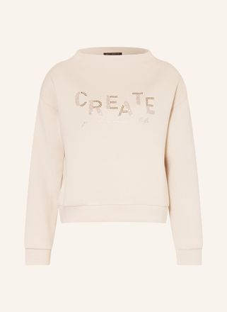 Betty Barclay Sweatshirt Mit Schmucksteinen Und Pailletten beige
