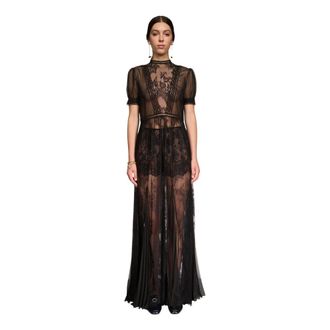 Vivetta Vivetta, Femme, Robes, Noir, Taille: 36 FR Robe Longue