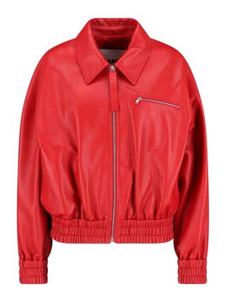 Jil Sander Bomber - Rouge