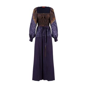 Altuzarra Baumwoll-Trapezkleid Multicolor - - Dresses - Damen - Blau - S
